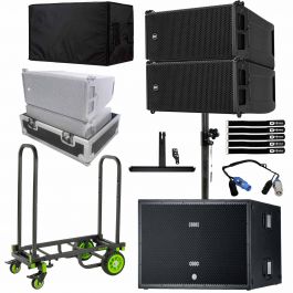 (2) RCF HDL6-A Line Arrays with 18" Subwoofer | IDJNOW
