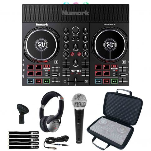 Numark Party Mix Live Controller with Microphone | IDJNOW